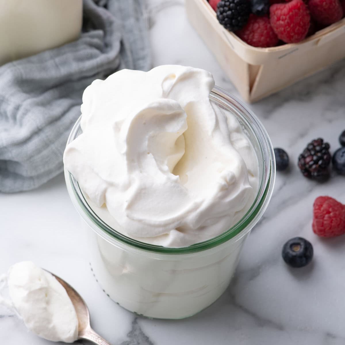 Chantilly Cream Recipe (Stable Whipped Cream) : A Spiced Life
