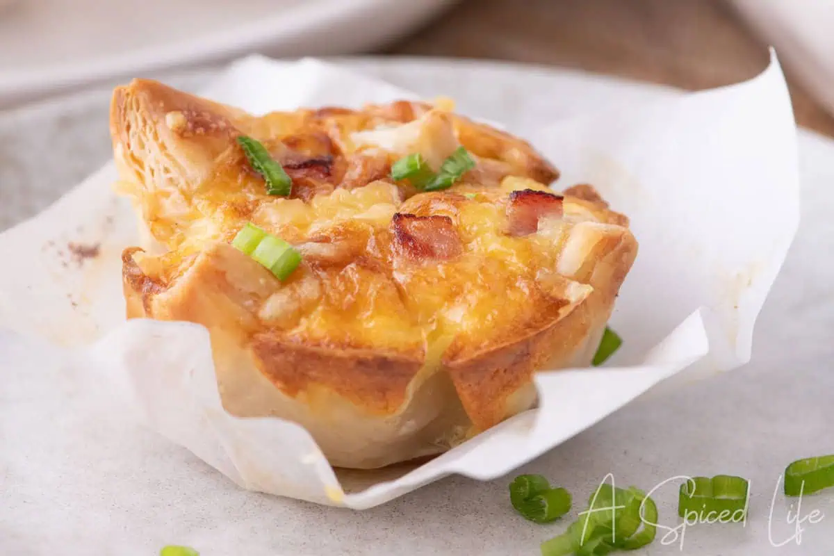 Puff Pastry Mini Quiche with Cottage Cheese : A Spiced Life