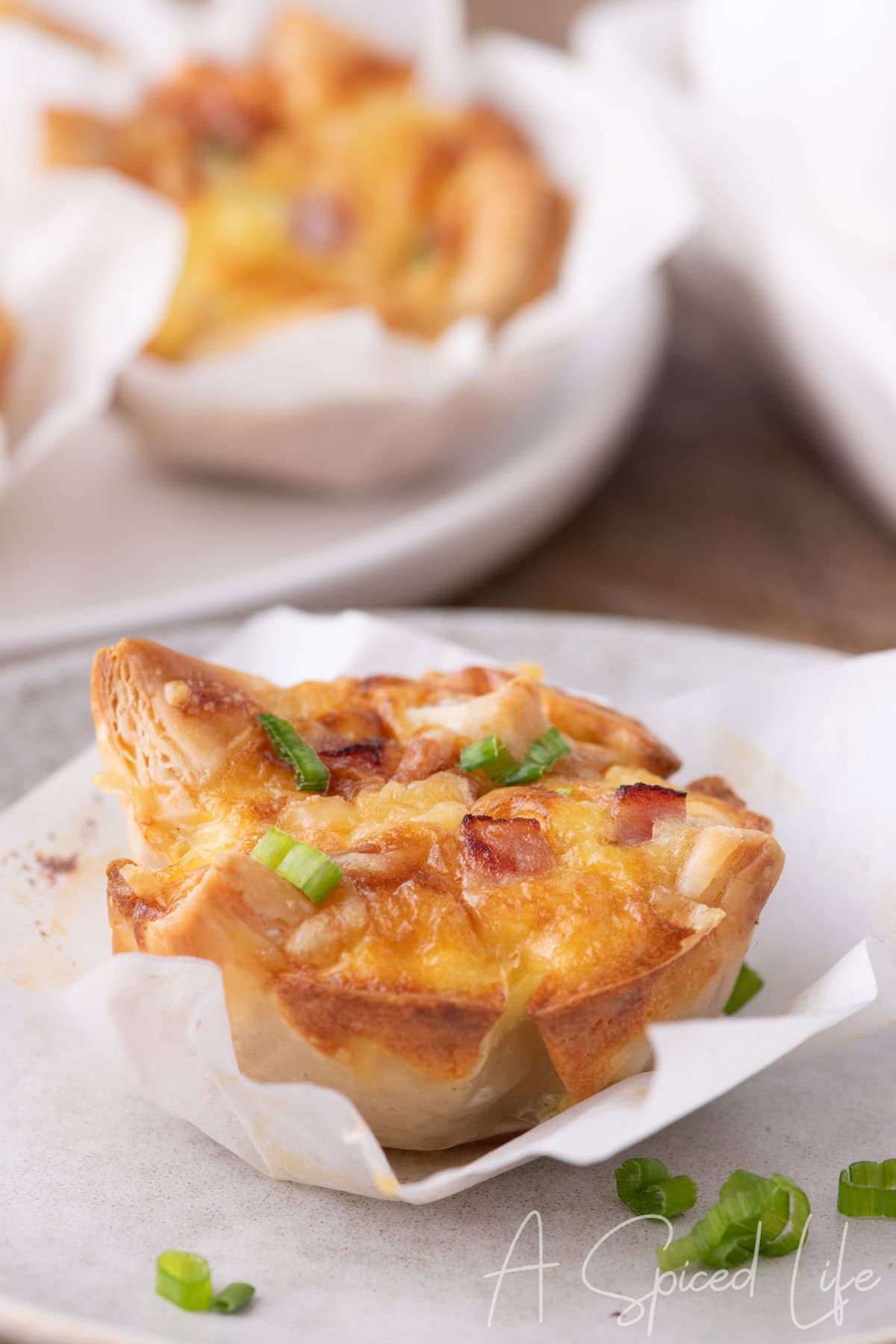 Puff Pastry Mini Quiche with Cottage Cheese : A Spiced Life